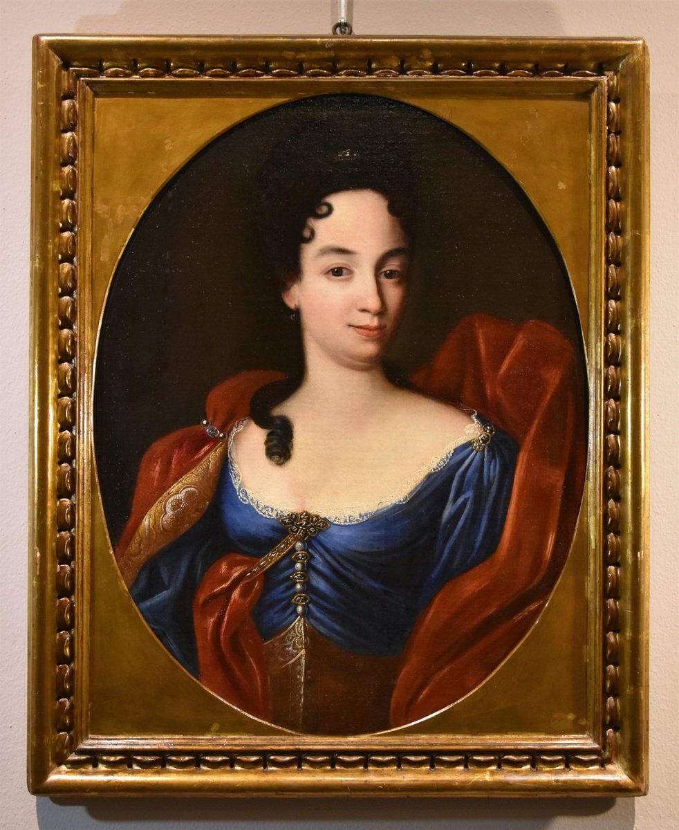 Domenico Parodi, Porträt von Anne Marie d'Orléans, 1730, Öl auf ...