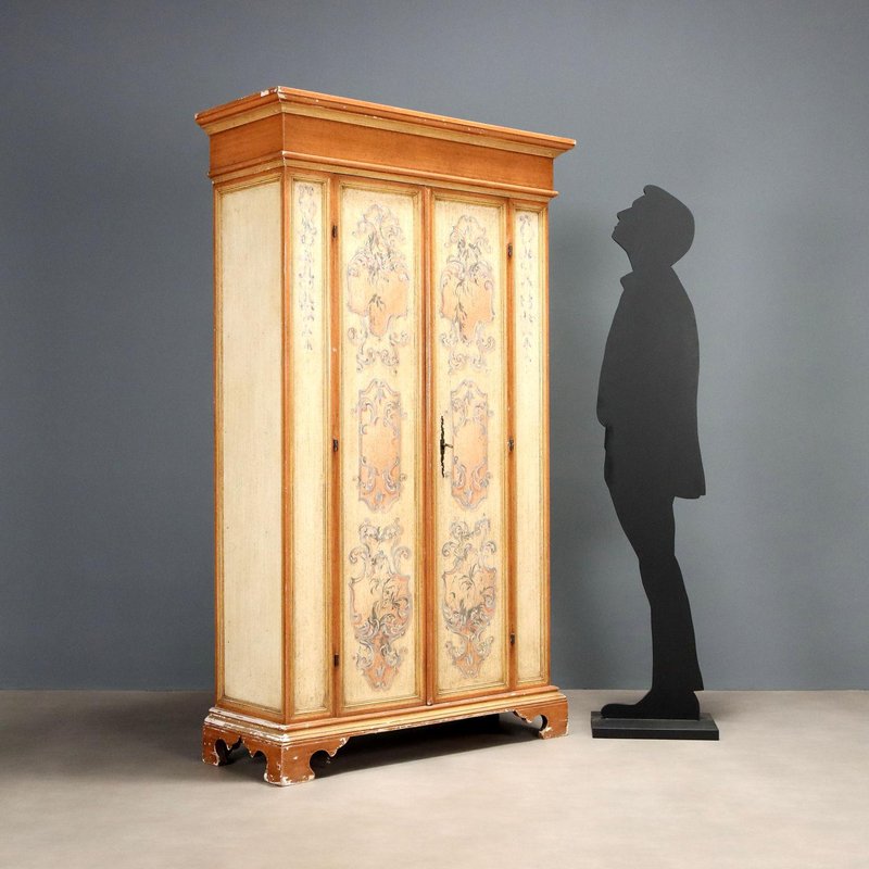 Italian Baroque Style Wardrobe for sale at Pamono
