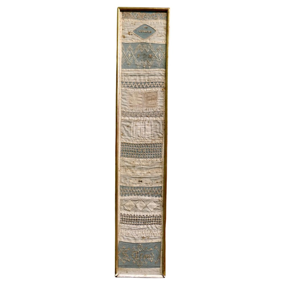 French Lace Sampler, Early 19th Century for sale at Pamono