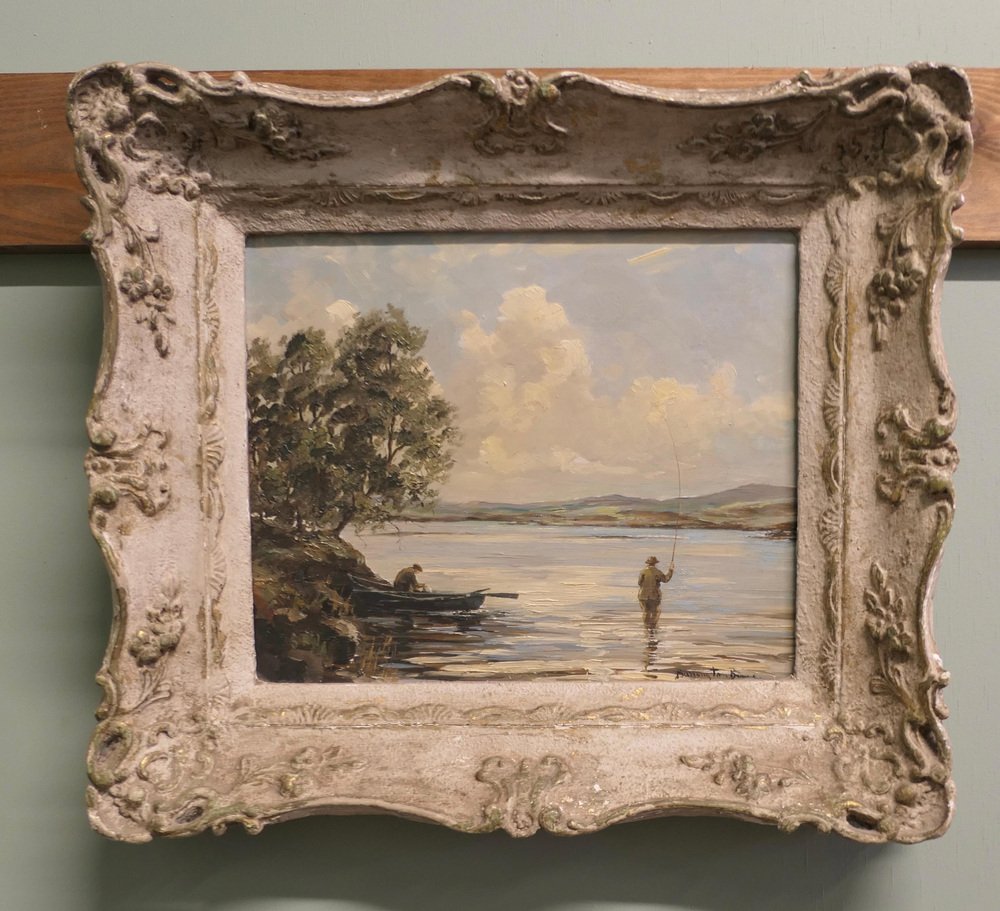 William Ellis Barrington-Browne, Landschaft, 1950, Original Ölgemälde ...