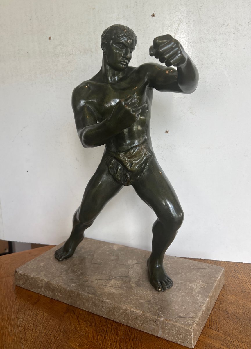 The Boxer Bronze Group, 20th Century for sale at Pamono