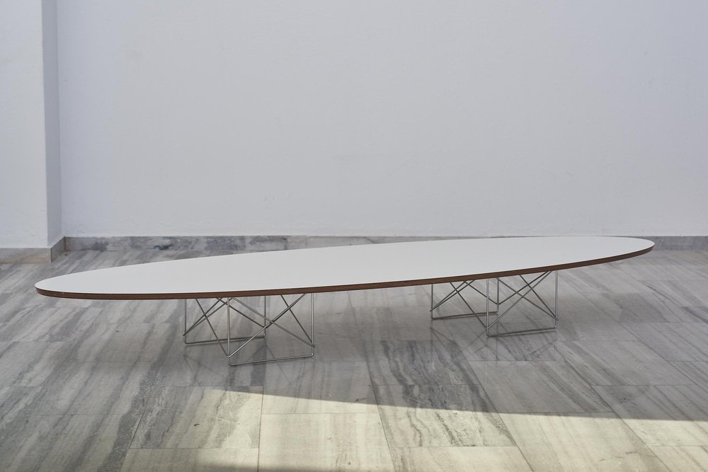 White ETR Coffee Table by Charles and Ray Eames for Vitra, 1950s for sale at Pamono