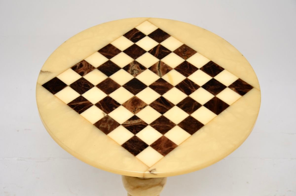 Marble Chess Table, 1950s for sale at Pamono