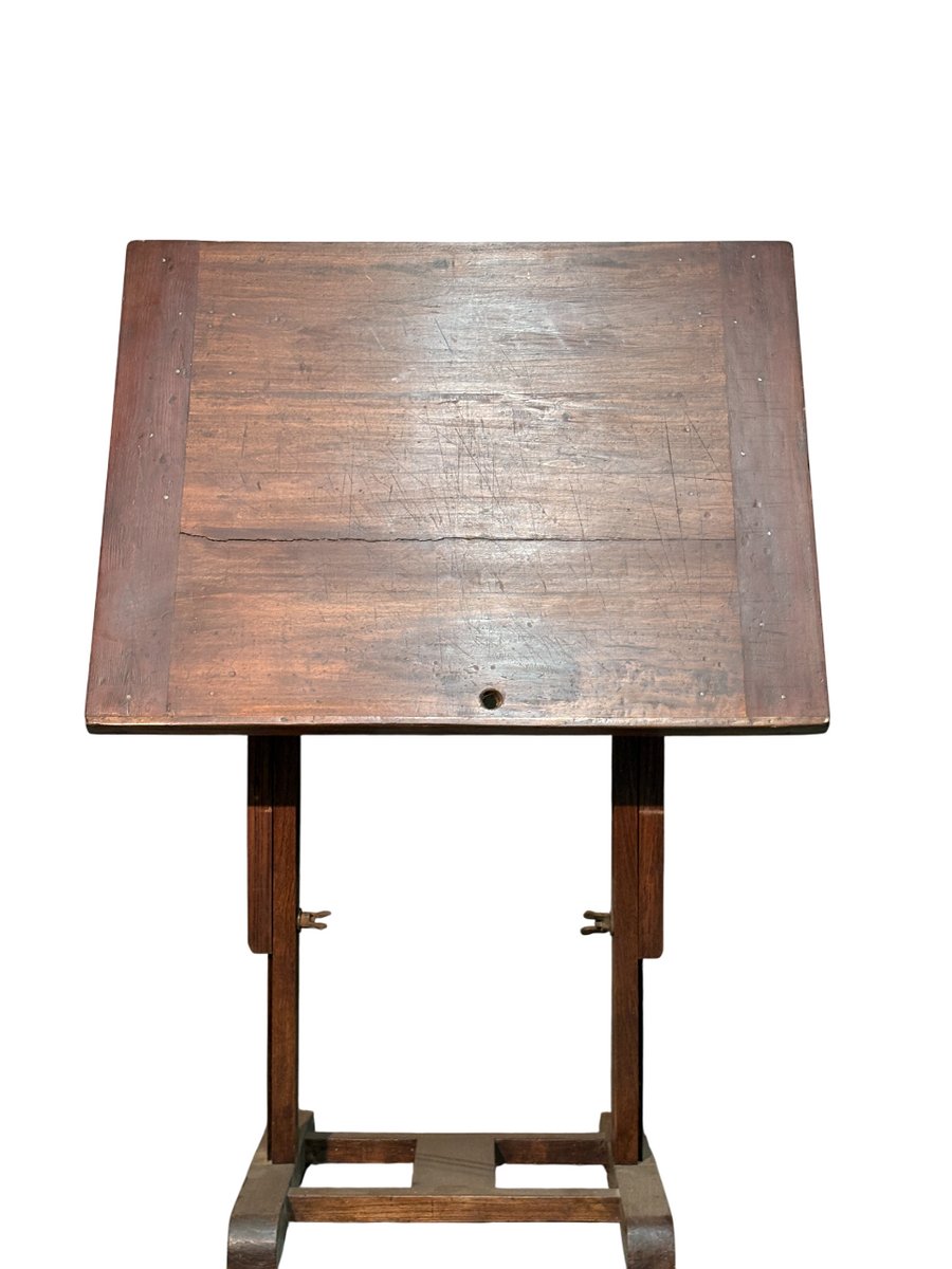 Architects Table in Walnut, 1890s for sale at Pamono