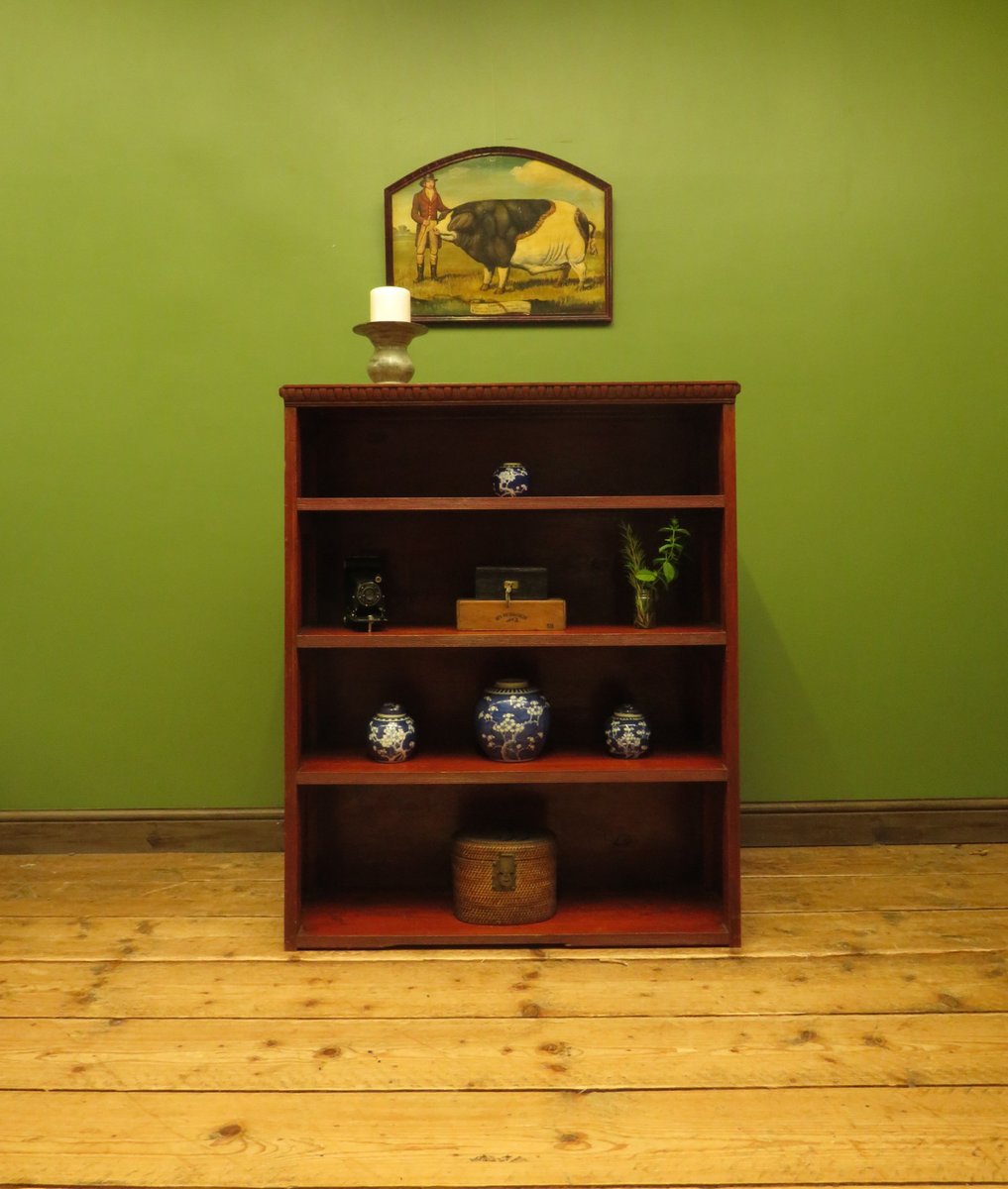 Rustic Red Pine Shelf Unit, 1890s for sale at Pamono