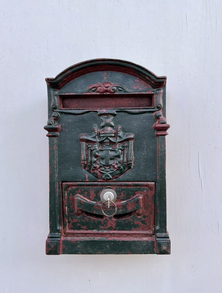 Late 19th Century French Cast Iron Post Office Mailbox , 1890s for sale ...