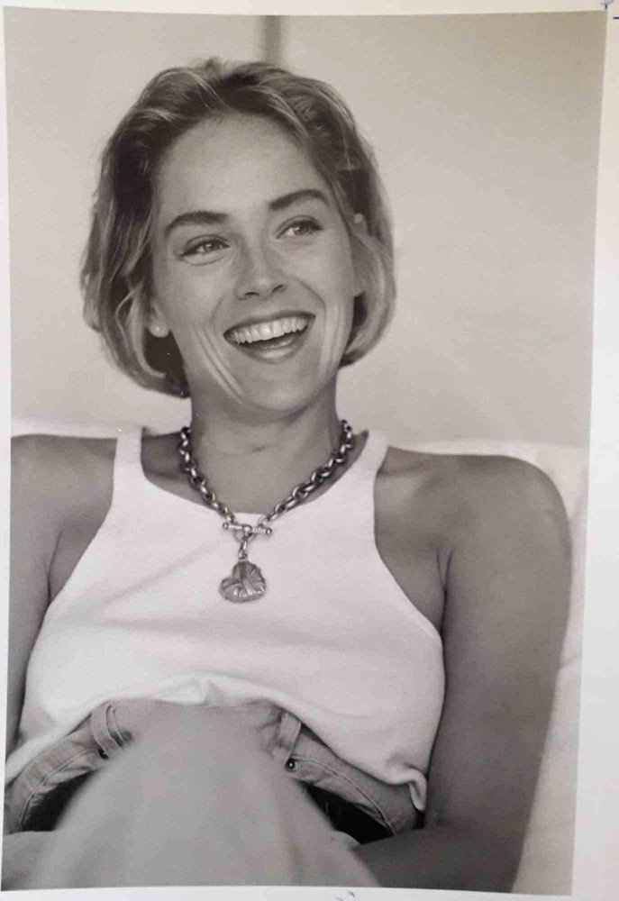 David Macey, Sharon Stone, Photograph, 1990s for sale at Pamono
