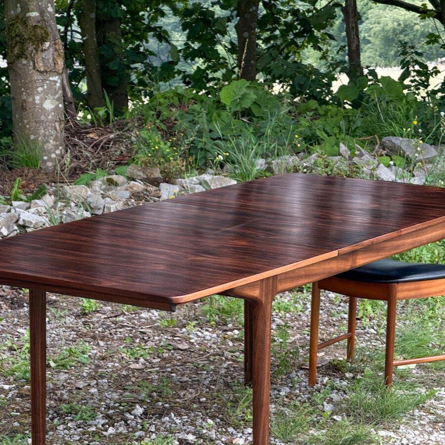 Model T3 Extending Dining Table in Walnut by Tom Robertson for McIntosh ...