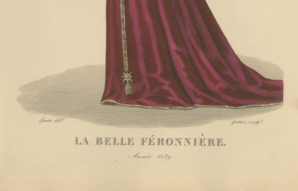 After Louis Marie Lanté, La Belle Ferronnière, French Renaissance ...