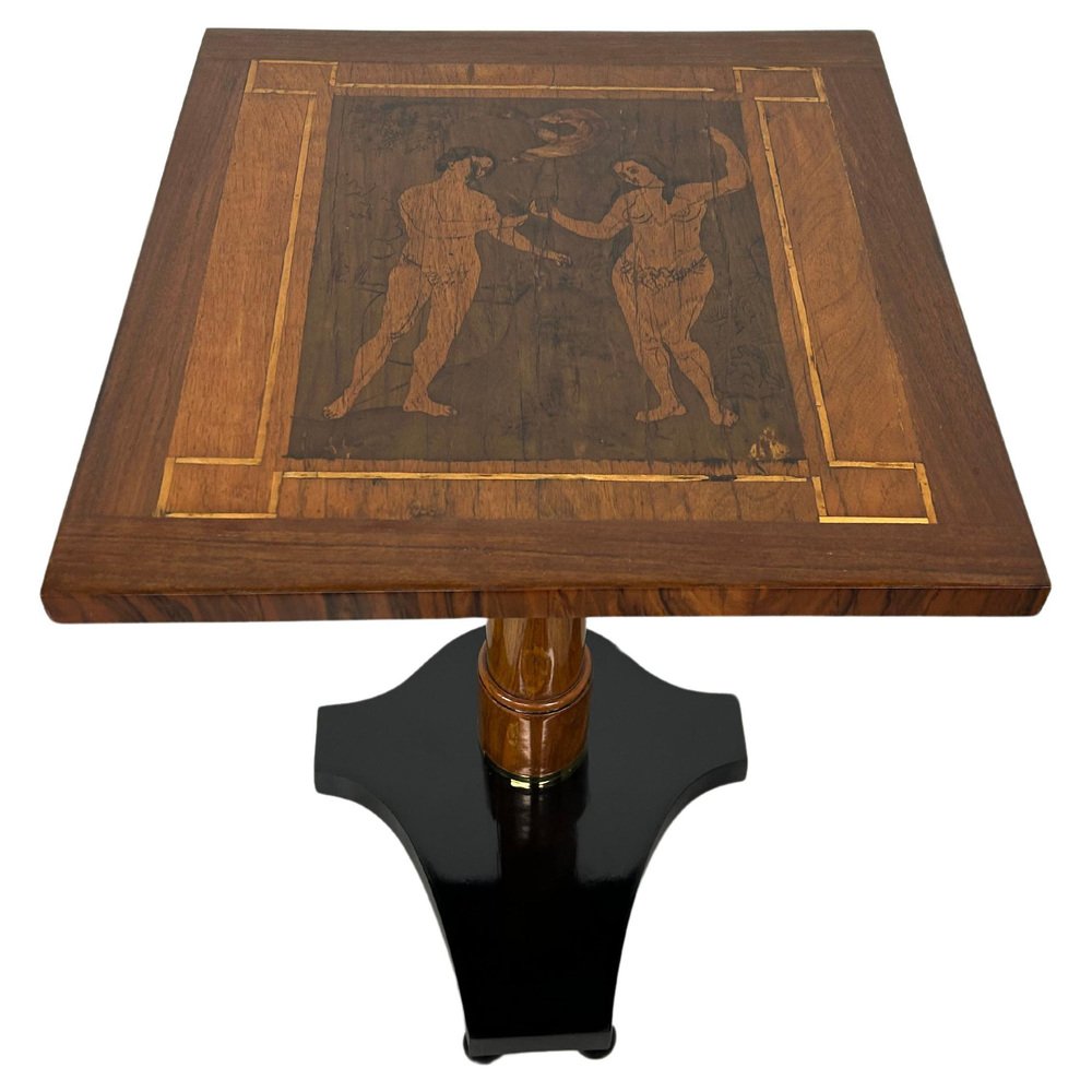 Adjustable Writing Table with Adam and Eve Inlay for sale at Pamono