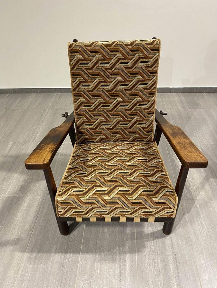 Adjustable Chair by Jan Vanek for Krásná Jizba, 1940s for sale at Pamono