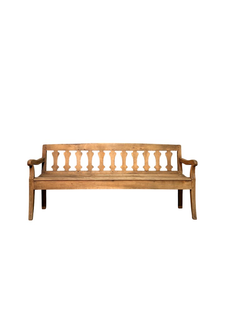 Antique Cherrywood Bench, 1800s for sale at Pamono