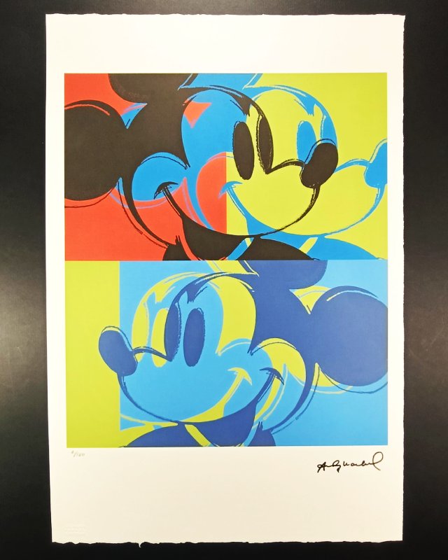Andy Warhol, Mickey Mouse Limited Series, 1960s, Lithograph for sale at Pamono