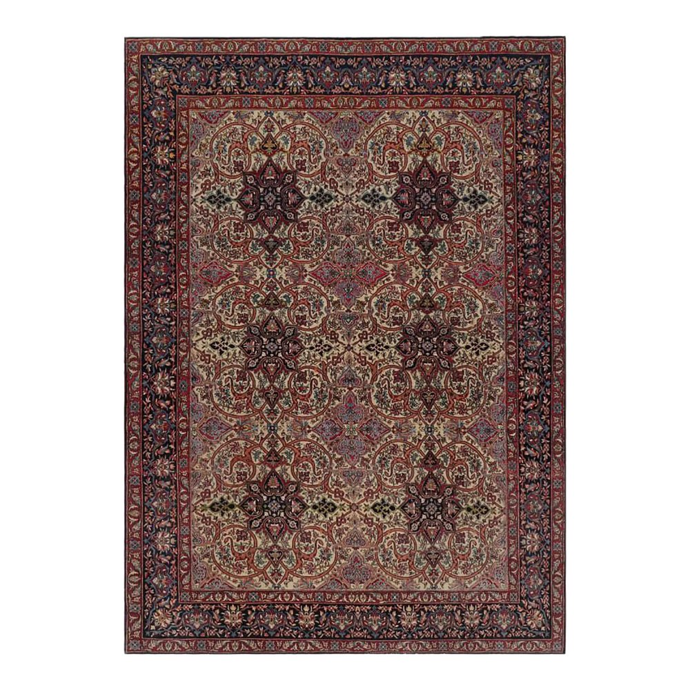 Isfahan Rug with Floral Patterns for sale at Pamono