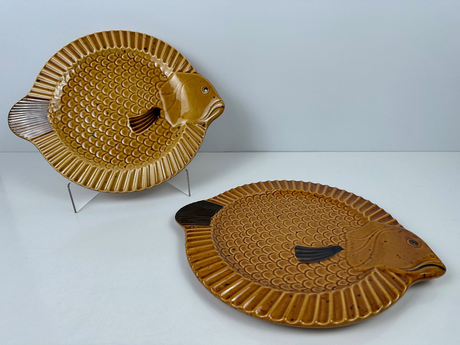 Vintage Gallo Neptuno Fish Plates from Villeroy & Boch, 1970s, Set of 2 ...