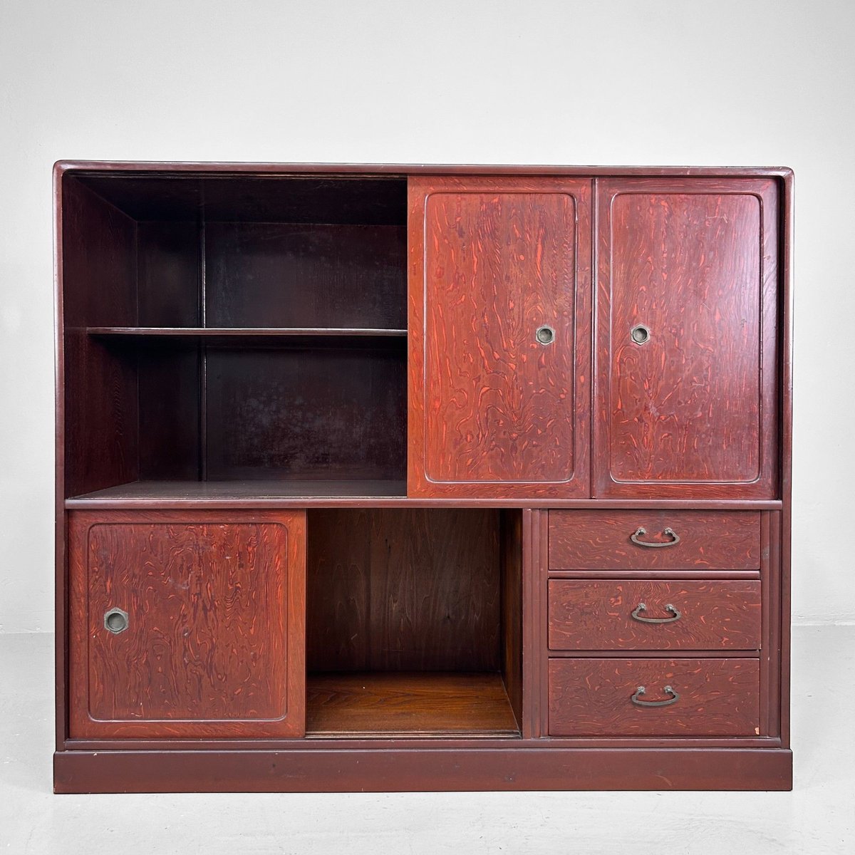 Mid-Century Japanese Cha Tansu Tea Cabinet, 1950s for sale at Pamono