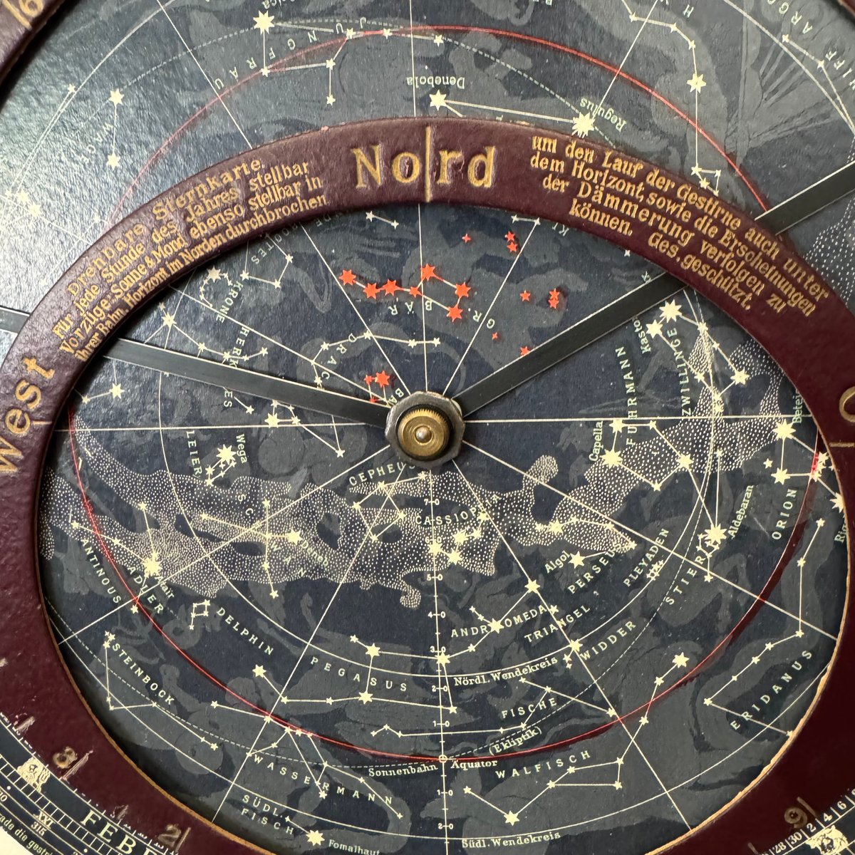 Mangs Rotating Celestial Map, 1910 for sale at Pamono