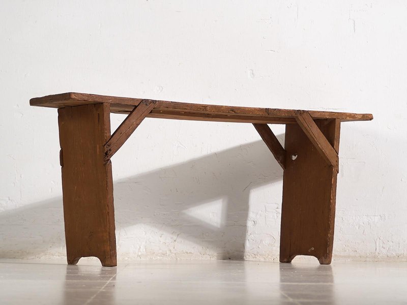 Small Antique Bench, 1920s for sale at Pamono