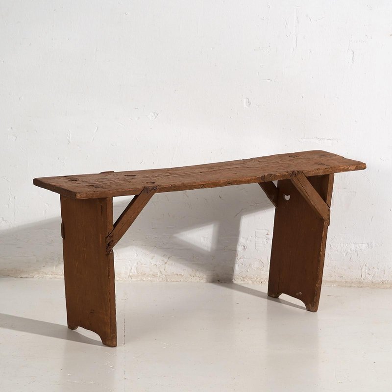 Small Antique Bench, 1920s for sale at Pamono