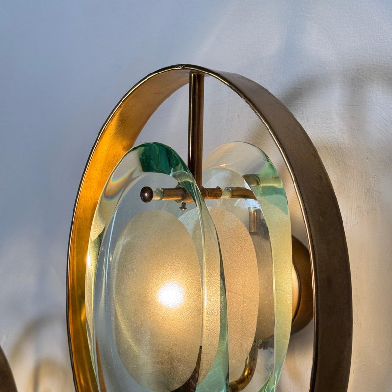 Model 2240 Micro Sconces attributed to Max Ingrand for Fontana Arte ...