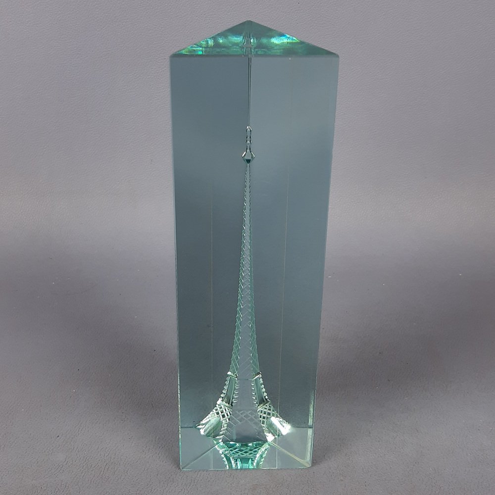 Crystal Obelisk Eiffel Tower from Desna, Czechia, 1980s for sale at Pamono