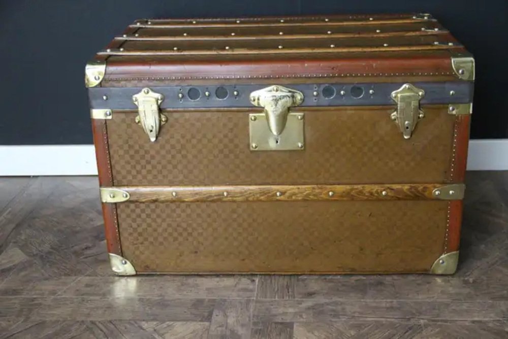 Antique Trunk from Moynat, 1910 for sale at Pamono