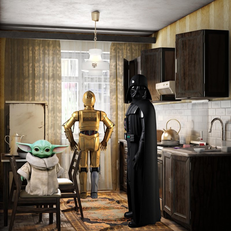 Mr Strange, Galactic Reunion, 2021, Print on Canvas for sale at Pamono
