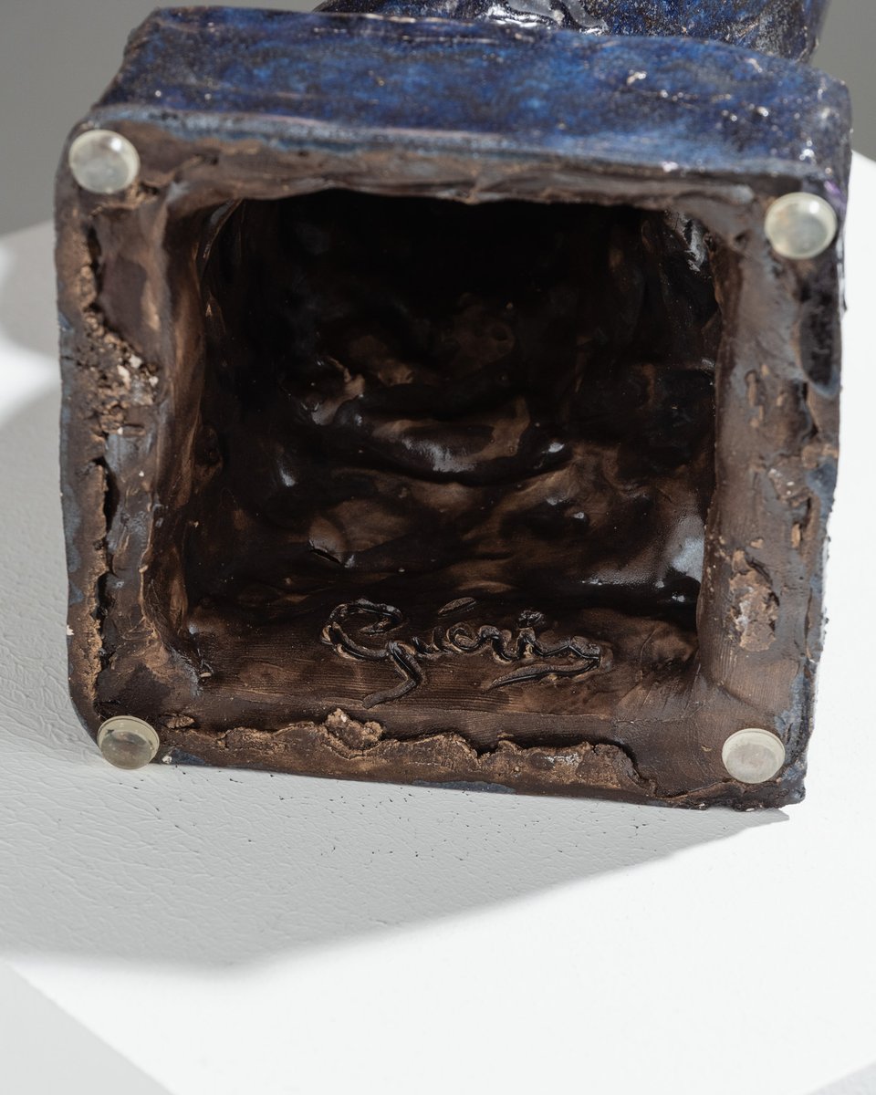 Marcel Wolfers, Mermaid Sculpture, 1920s-1940s, Blue Ceramic for sale ...