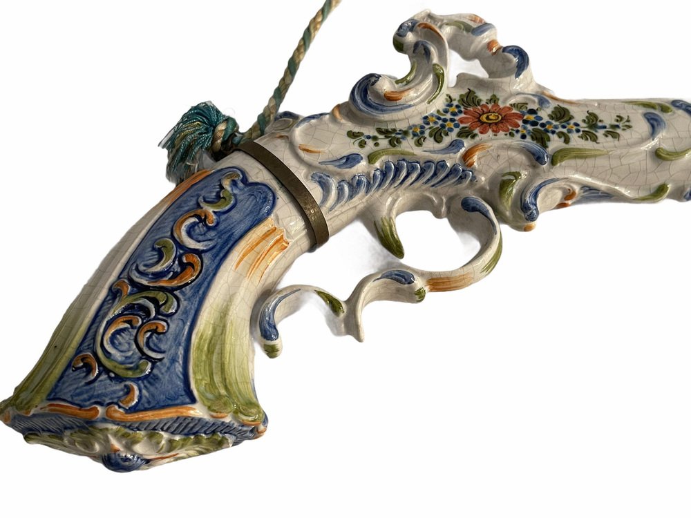 Artistic Ceramic Resembling an Antique Pistol, 20th Century for sale at ...