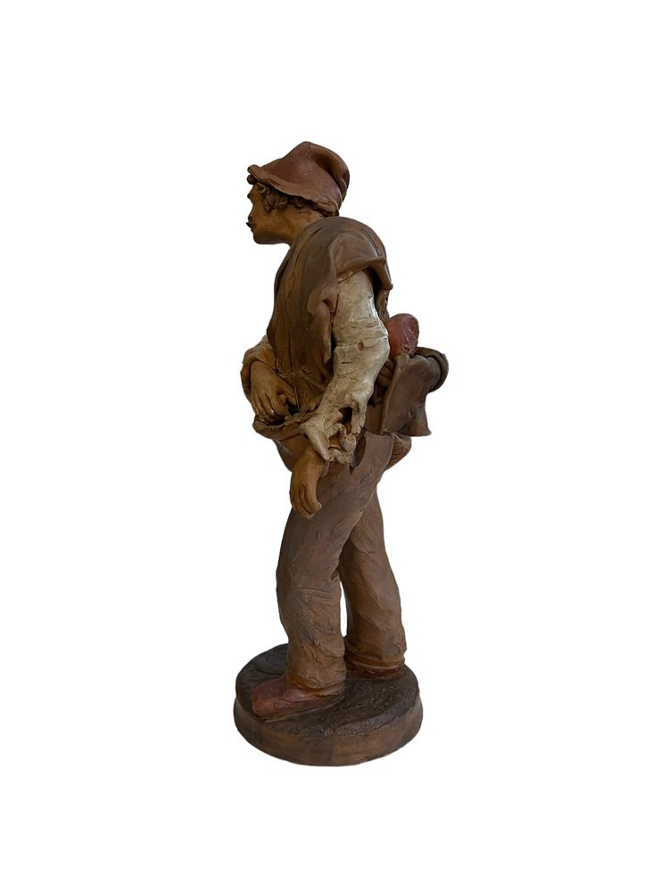 Early 20th Century Terracotta Statue of Sower from Caltagirone for sale ...
