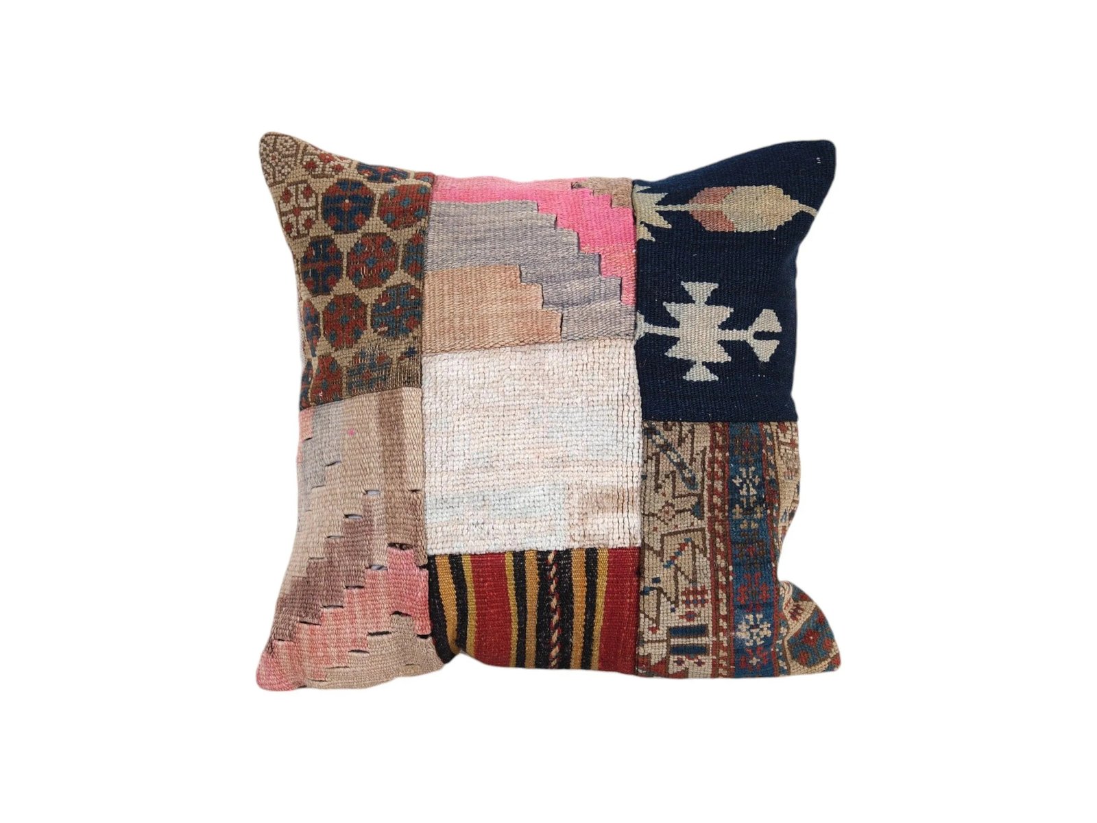 Kurdish Hand-Embroidered Cushion Cover for sale at Pamono
