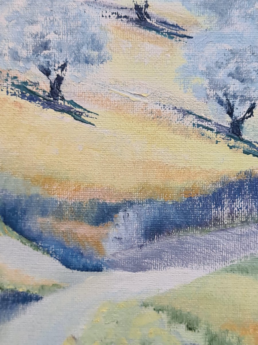 Isabelle Pardoe, The Olive Trees Landscape, 2000s, Oil on Canvas for ...
