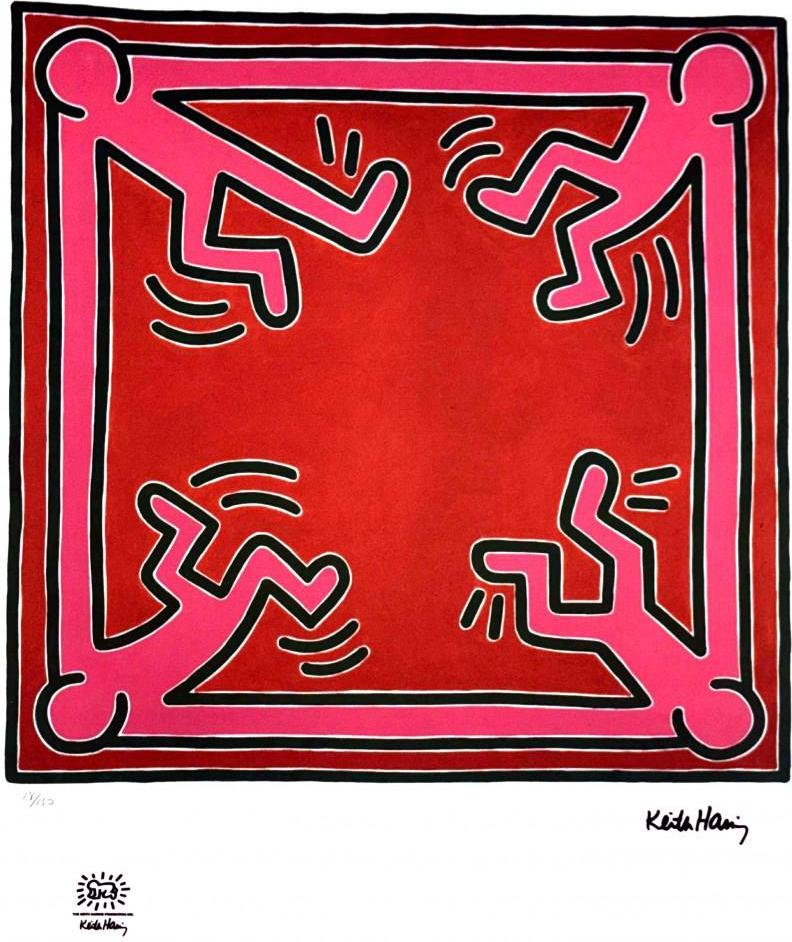 Keith Haring, Pop Art Composition, Print for sale at Pamono