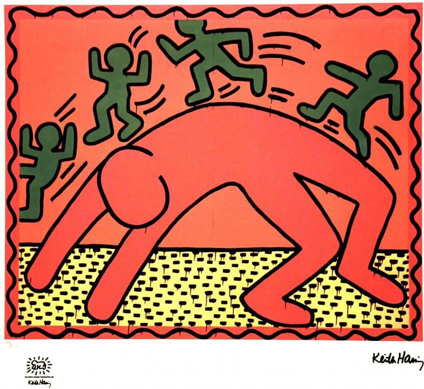 Keith Haring, Pop Art Composition, Print for sale at Pamono
