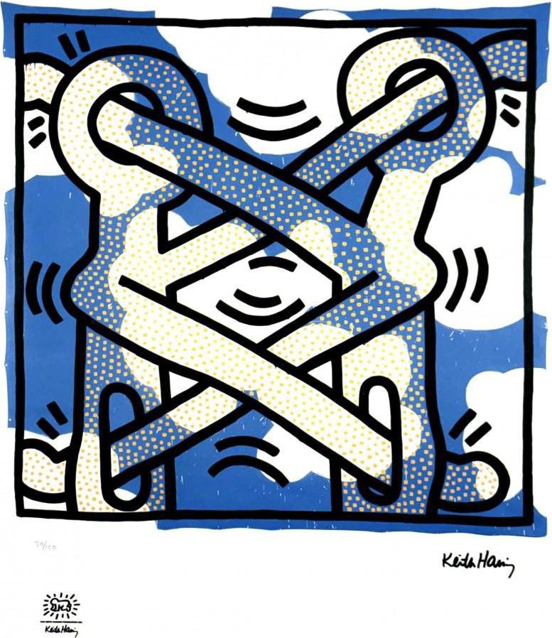 Keith Haring, Pop Art Composition, Print for sale at Pamono