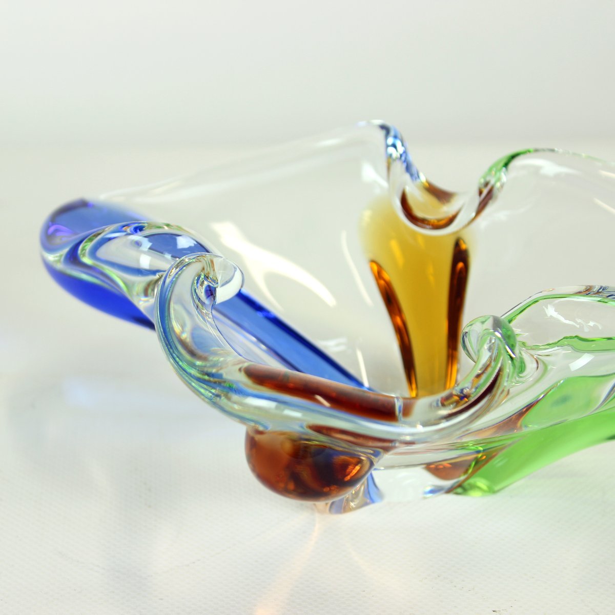 Art Rhapsody Collection Bowl in Glass by Frantisek Zemek, Former ...