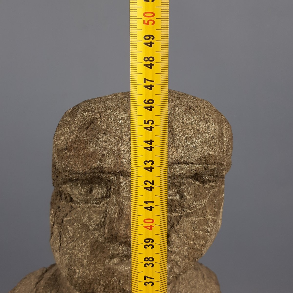 Primitive Carved Stone Figure, 19th Century for sale at Pamono