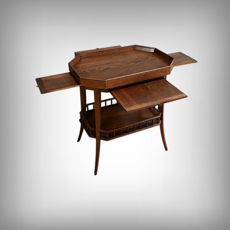 Art Deco Oak Coffee Table, 1930s for sale at Pamono