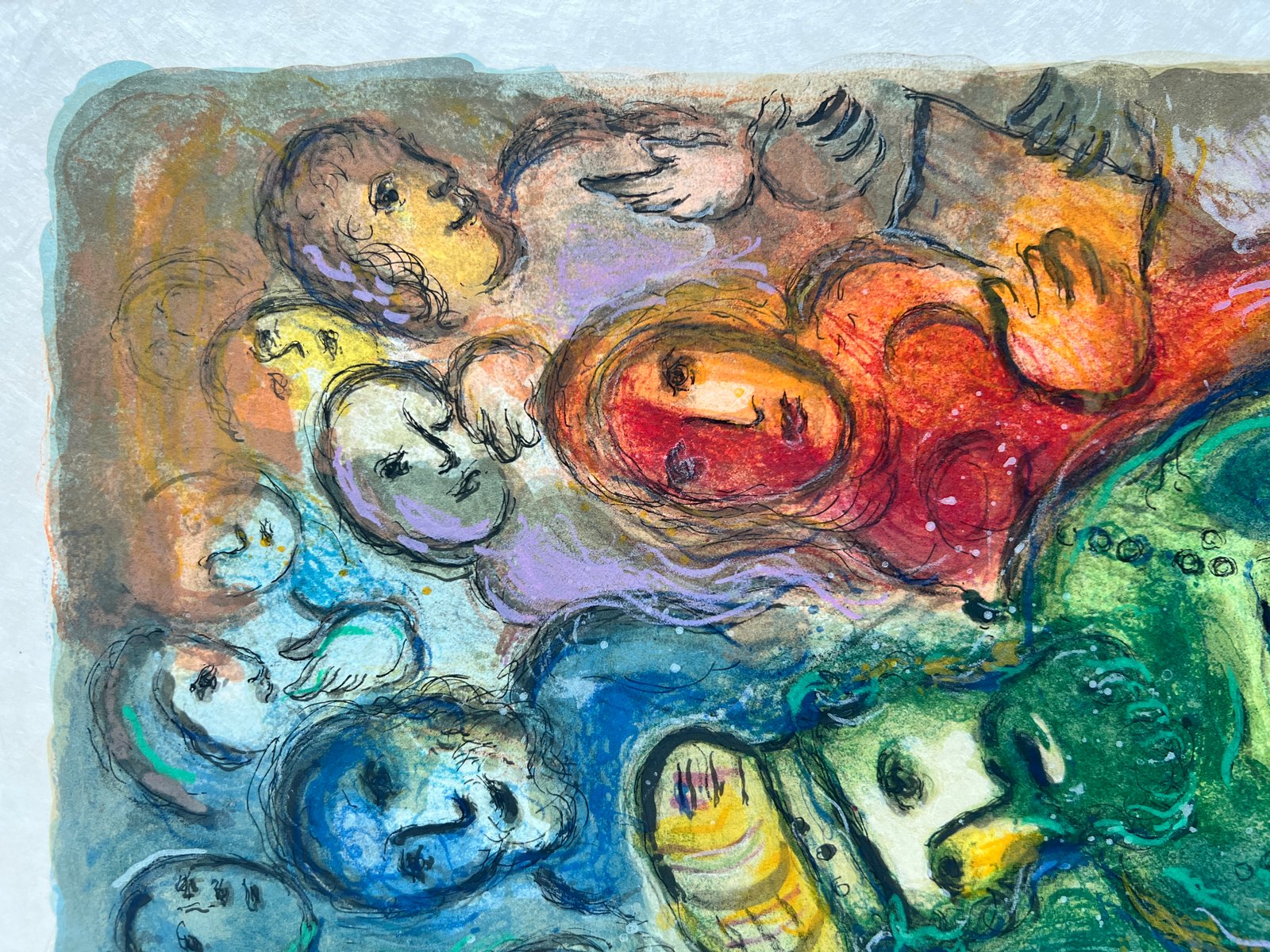 Marc Chagall, So went Moses and Aaron, and gathered all the Elders of ...