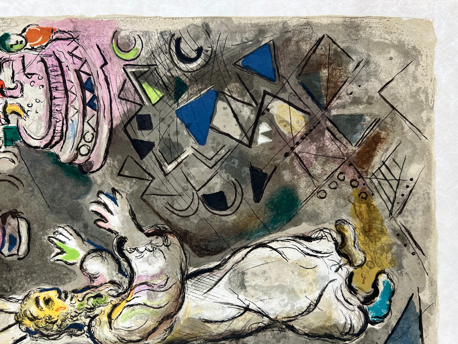 Marc Chagall, Moses and Aaron with Pharaoh, 1966, Lithograph for sale ...