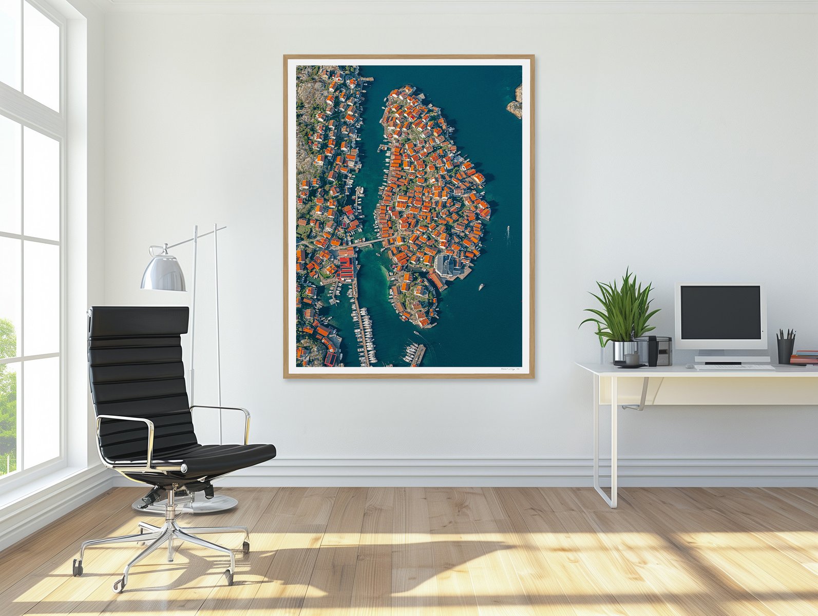 Bernhard Lang, AV_Archipelago_007 Luftaufnahme, 2025, Print bei Pamono ...