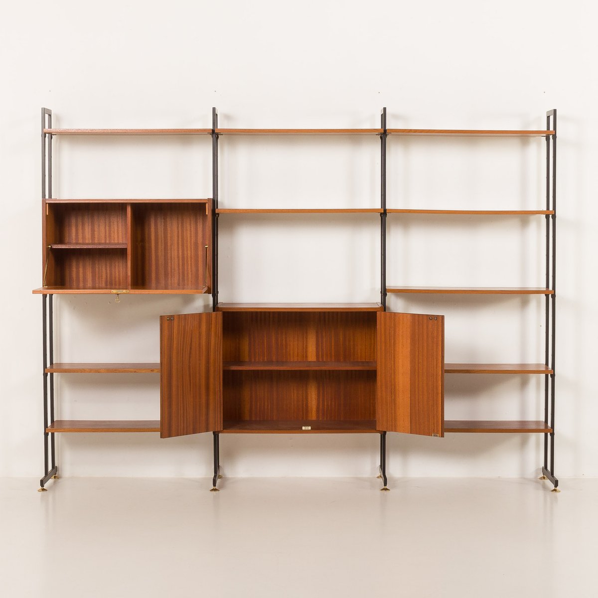 Free Standing Mid Century Wall Unit