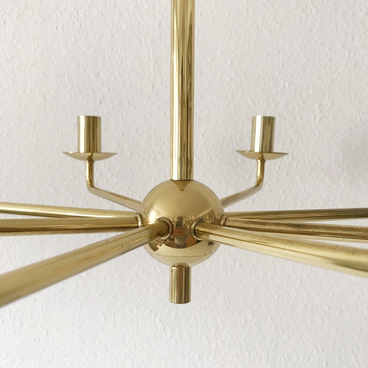 German Sputnik Ceiling Light, 1950s for sale at Pamono