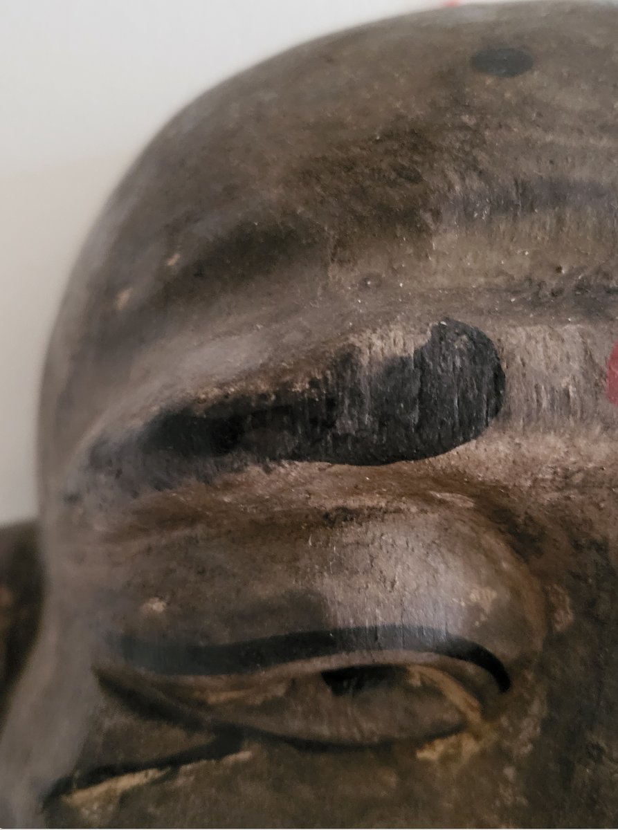 Antique Japanese Mask, 1920s for sale at Pamono