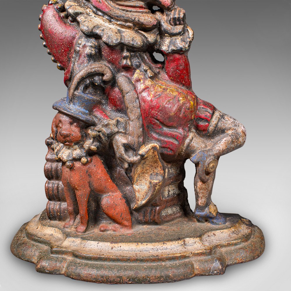 English Victorian Mr. Punch Doorstop in Painted Wood, 1880s for sale at ...