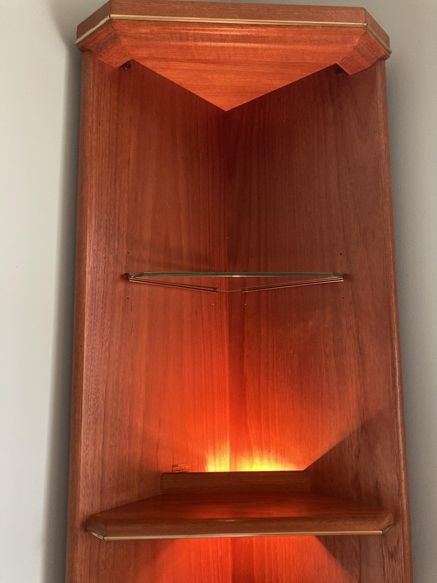 Vintage Teak Corner Display Unit from G-Plan, 1980s for sale at Pamono