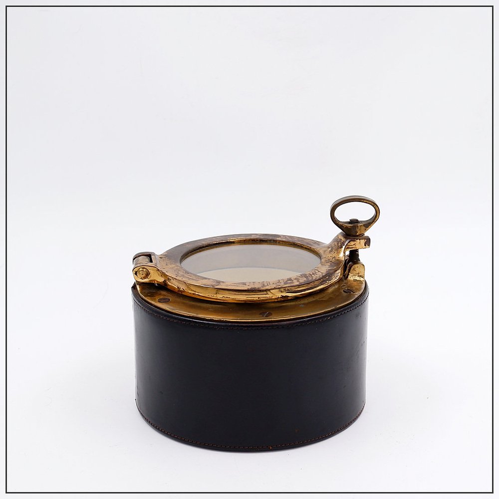 Vintage Leather and Brass Cigar Humidor from Dunhill, 1960s for sale at ...