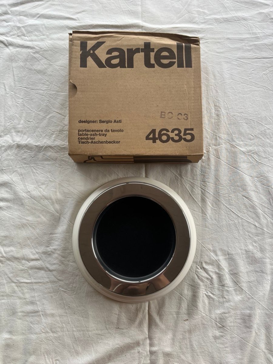 Model 4635 Ashtray by Sergio Asti for Kartell, 1960s for sale at Pamono