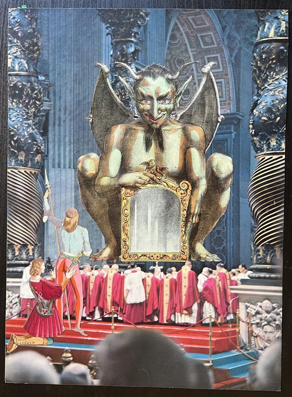 Jacques Prevert, Surrealist Composition, Collage for sale at Pamono