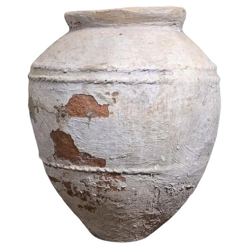 Large Hand-Crafted Terracotta Water Jar, Java, 1930s for sale at Pamono